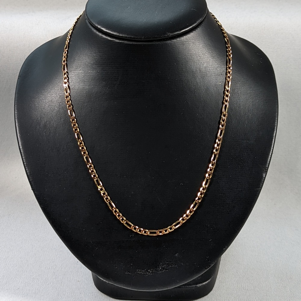 Pre-owned 9ct Gold Figaro Style Chain - Own4Less